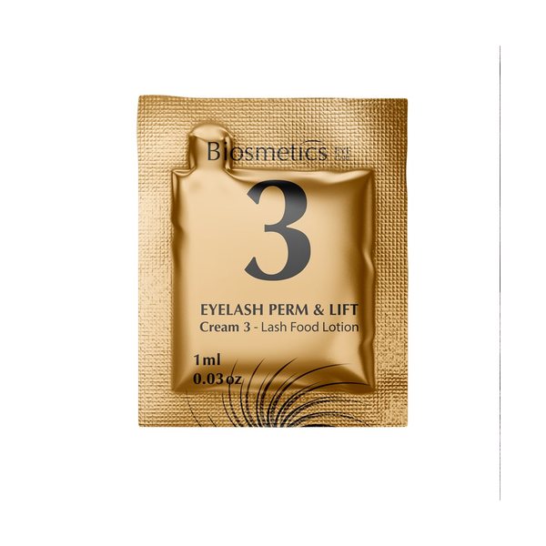 Biosmetics Eyelash Perm&Lift Cream 3, Sachet | Hairstuff
